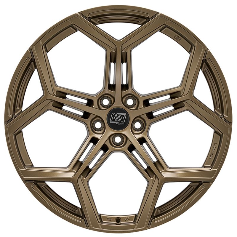 Alu felna 22x10,5J 5/112 ET19 66,6 MSW 53 - Rally Bronze