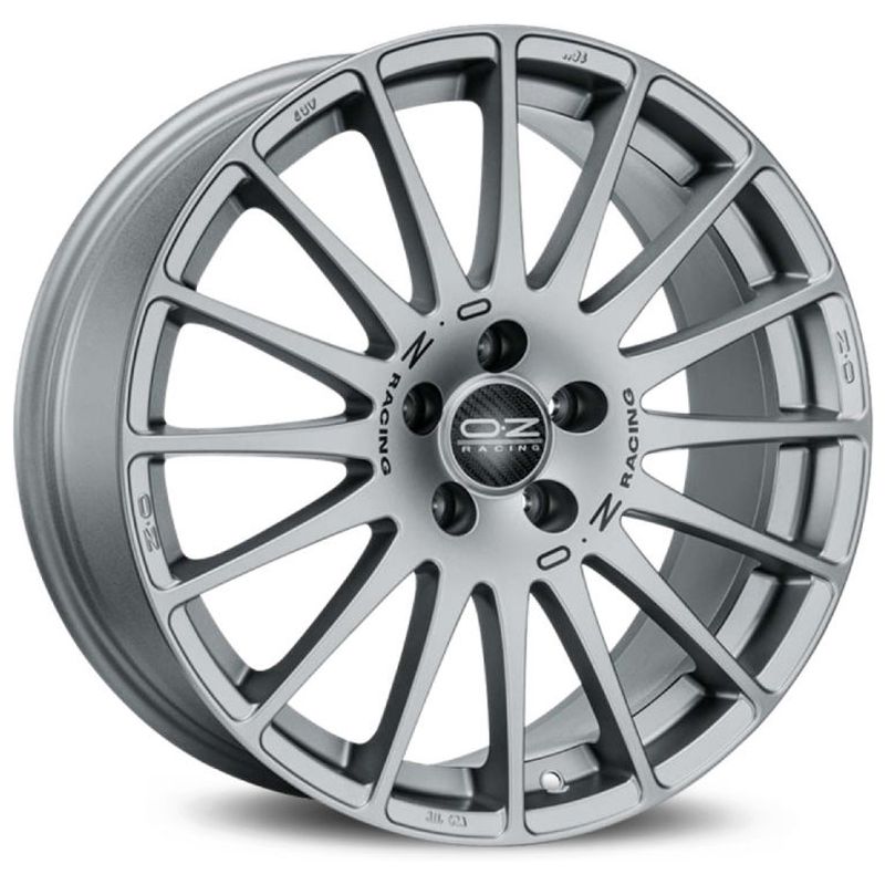 Alu felna 18x8,0J 5/112 ET35 75 OZ Superturismo Gt Grigio Corsa Black Lettering