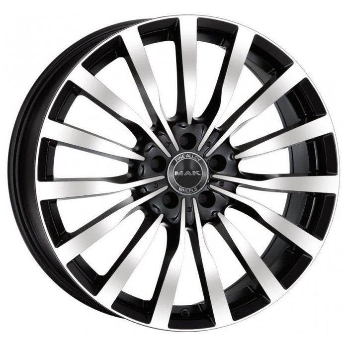 Alu felna 19x8,5J 5/130 ET52 84,1 MAK Krone - Black Mirror