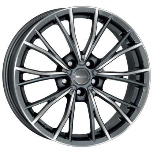 Alu felna 19x8,0J 5/112 ET30 66,6 MAK Mark - Gun Metal Mirror Face