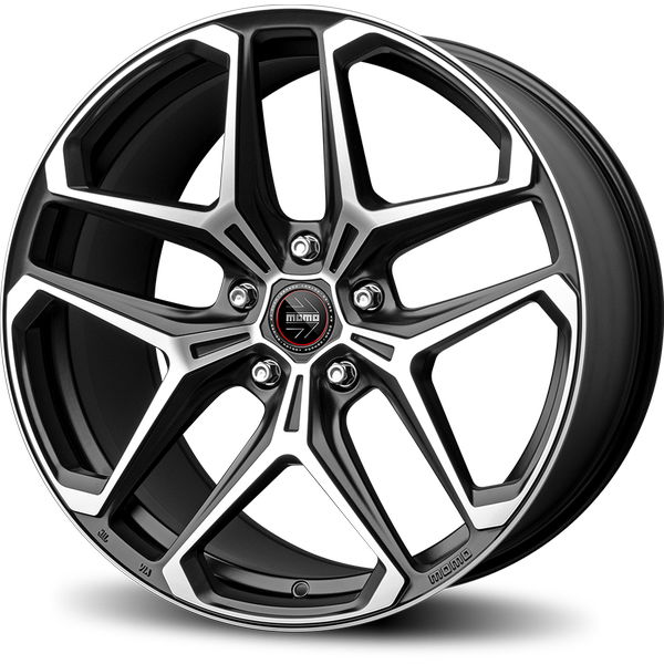 Alu felna 20x9,0J 5/120 ET35 72,6 MOMO RF Rf04 - Matt Black Polished