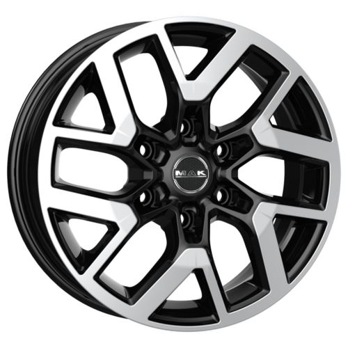 Alu felna 18x8,0J 6/139,7 ET50 93,1 MAK Gravel - Black Mirror