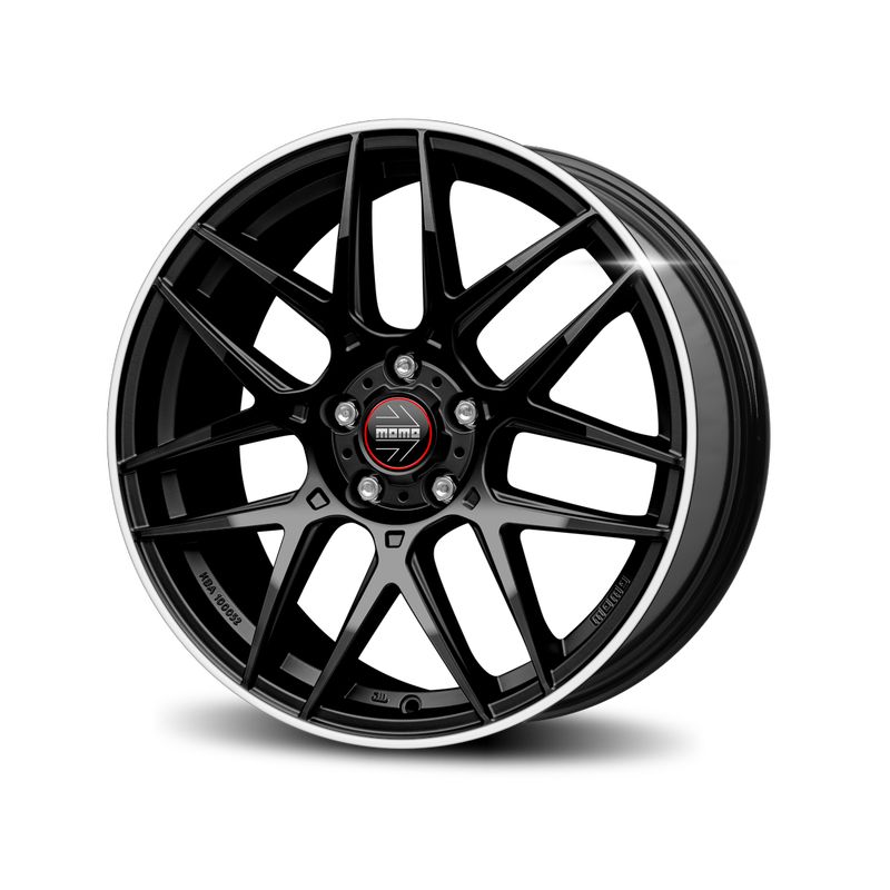 Alu felna 19x8,0J 5/112 ET45 72,3 MOMO Competizione - Glossy Black Polished