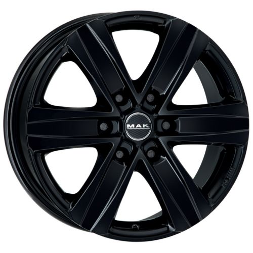 Alu felna 18x8,0J 6/114,3 ET45 66,1 MAK Stone 6 - Glossy Black