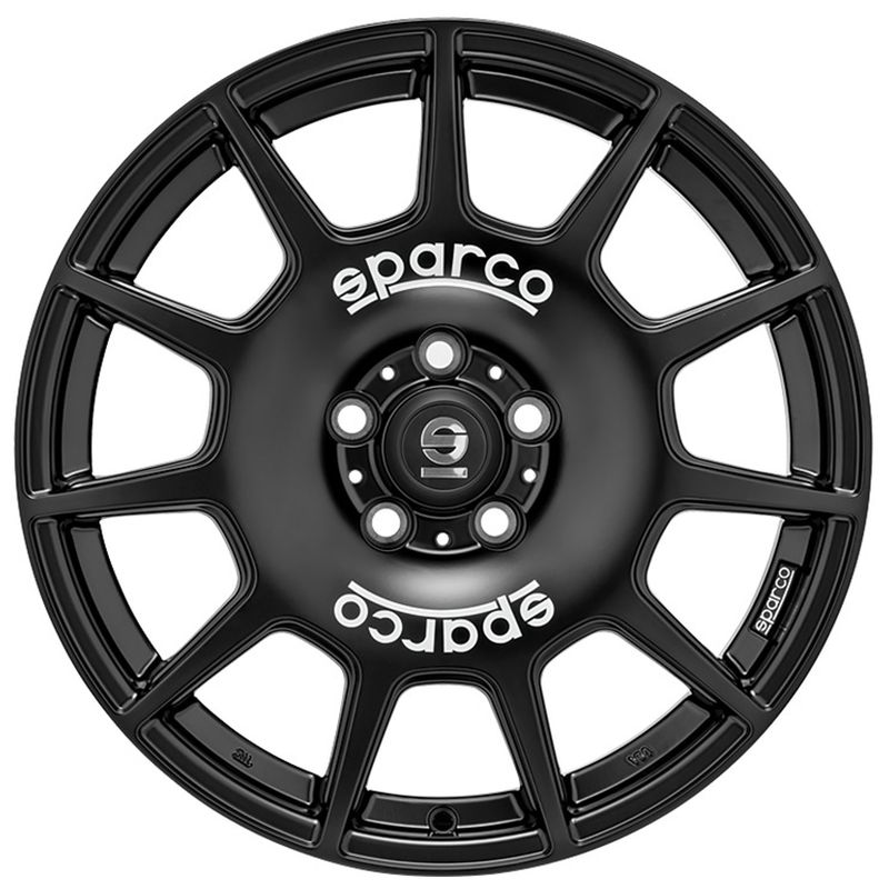 Alu felna 18x8,0J 5/120 ET45 65,1 SPARCO Sparco Terra - Matt Black White Lettering