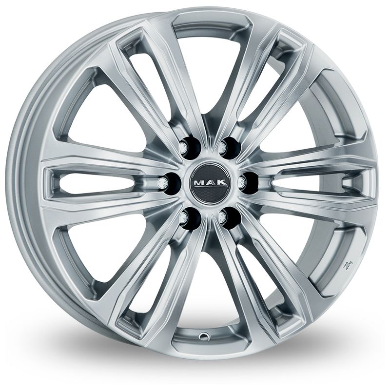Alu felna 17x7,5J 6/114,3 ET45 66,1 MAK Safari 6 - Silver