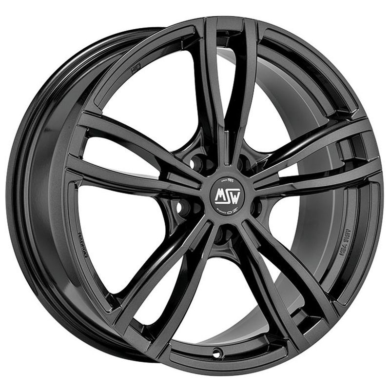 Alu felna 18x8,0J 5/120 ET29 72,6 MSW 73 - Gloss Dark Gray Full Polished