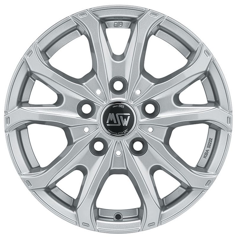 Alu felna 16x6,5J 5/120 ET60 65,1 MSW 48 Van - Full Silver