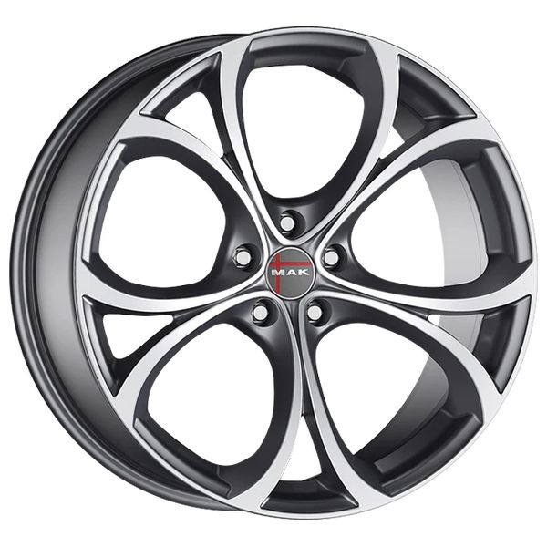 Alu felna 18x8,0J 5/110 ET34 65,1 MAK Lario - Gunmetal Mirror Face