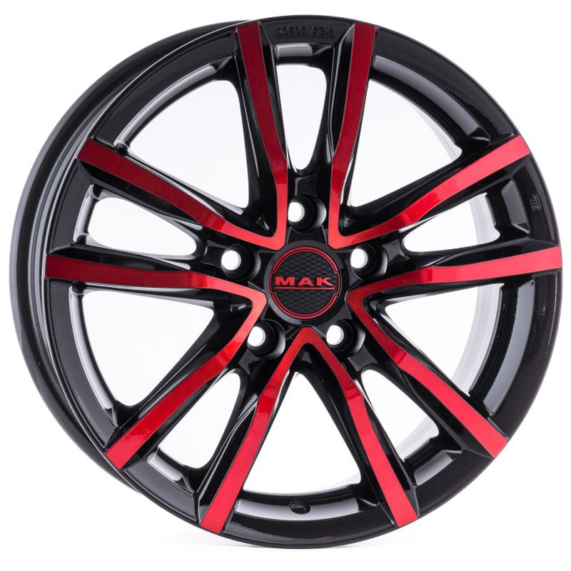 Alu felna 16x6,5J 4/98 ET30 58,1 MAK Milano 4 - Black Red