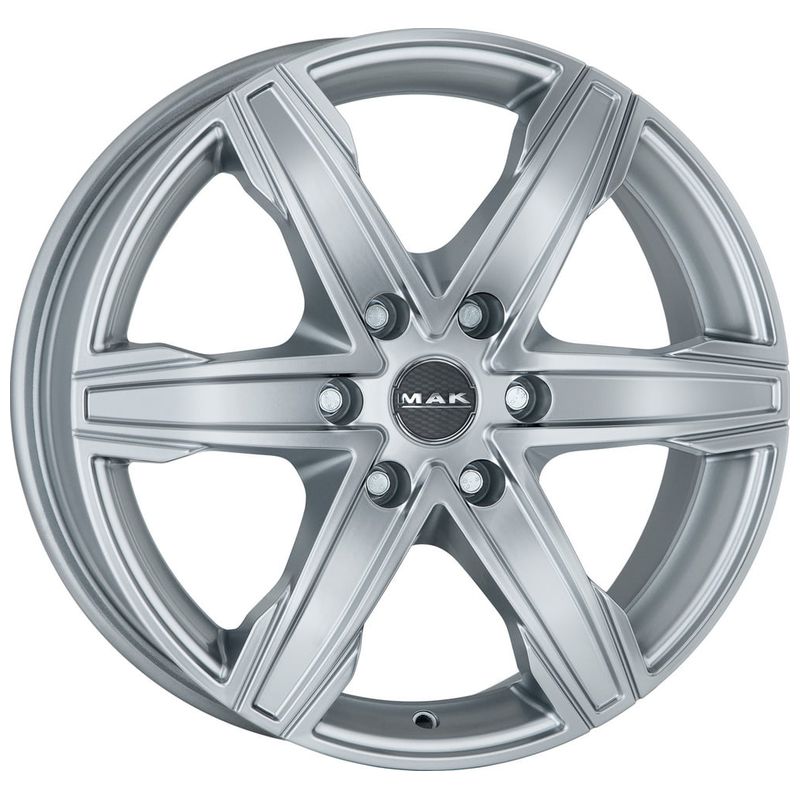 Alu felna 16x6,5J 6/125 ET50 74,1 MAK King 6 - Silver