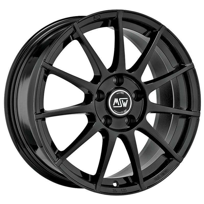 Alu felna 15x6,0J 5/100 ET38 63,4 MSW 85 - Gloss Black