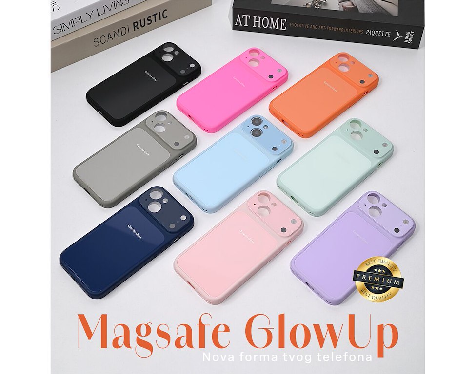 Futrola Magsafe GlowUp - iPhone 13/14 6.1 tamno plava