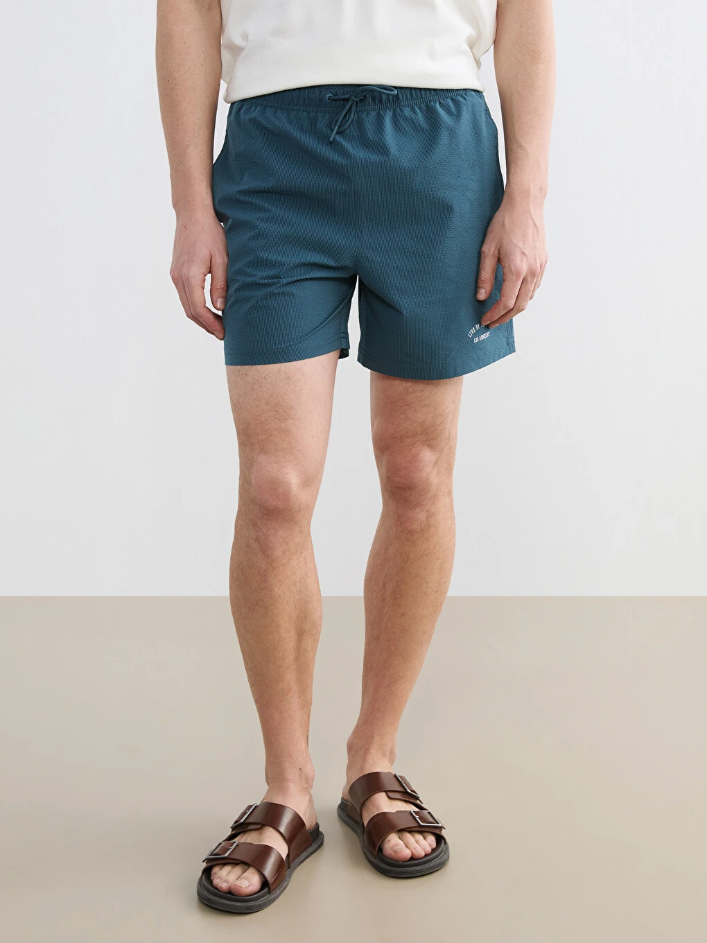 LCW SWIMWEAR Muški Šorts Za Kupanje Sa Printom Los Anđelesa