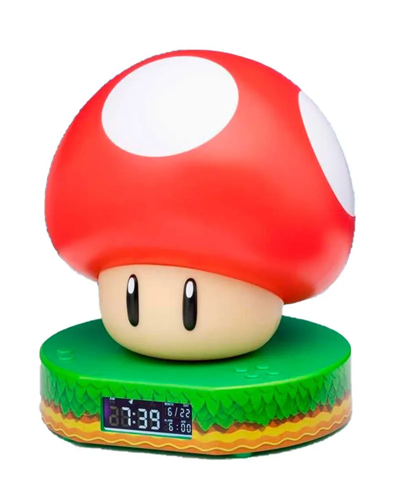 Sat Paladone Super Mario - Super Mushroom Alarm Clock