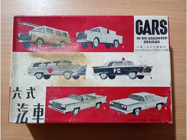 Cars in six assorted designs MF-814 China