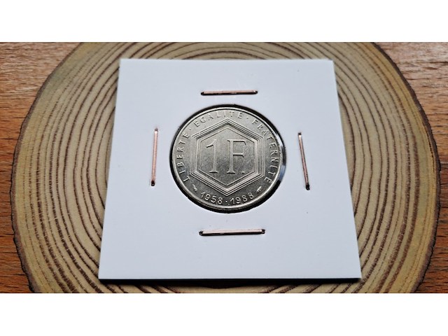 FRANCUSKA 1 FRANC 1958-1988 GODINA