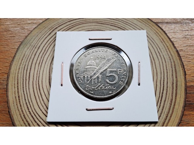 FRANCUSKA 5 FRANCS 1994 GODINA JUBILARAC