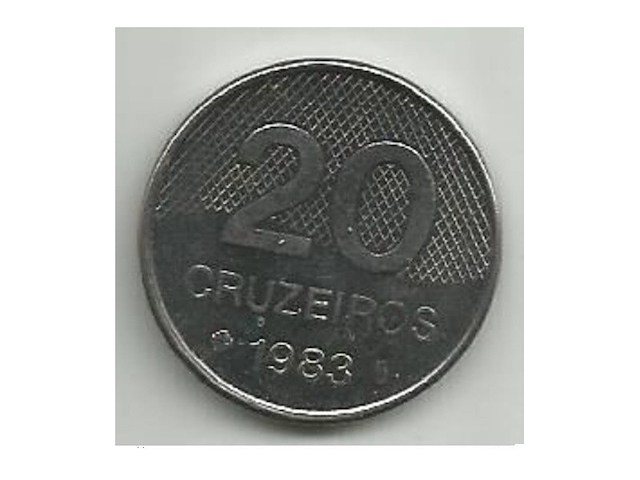 Brazil 20 cruzeiros 1983.