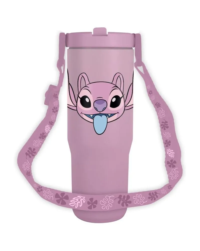 Termos čaša Pyramid - Lilo And Stitch - Angel Pitcher With Strap