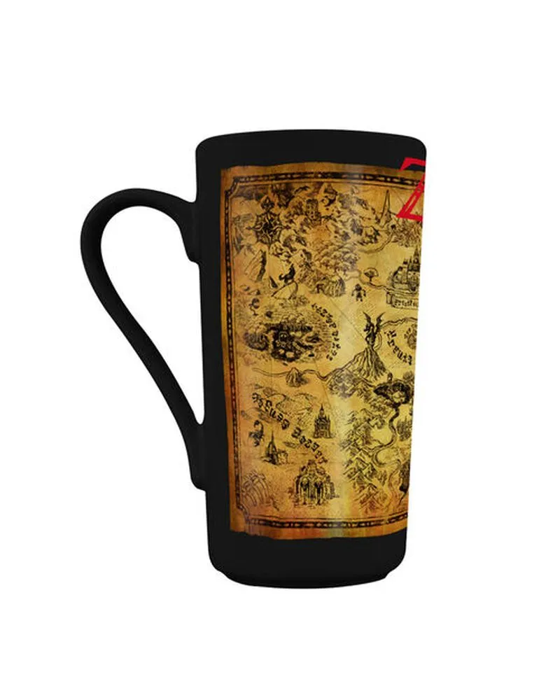 Šolja Pyramid - The Legend of Zelda - Black And Gold - Latte Mug