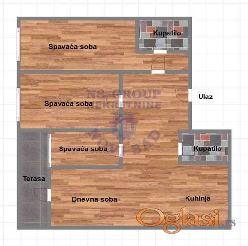 Lux gradnja! Odličan troiposoban stan na Bulevaru Patrijarha Pavla!