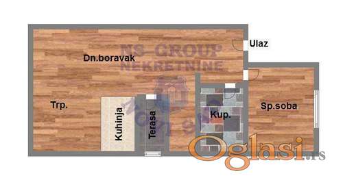 Dvosoban stan na Salajci,47m2