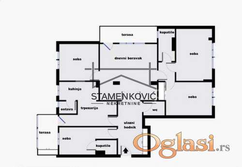 Petosoban stan na 5min od pesacke zone! ID#7175