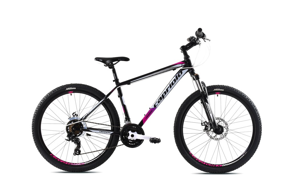 BICIKL CAPRIOLO OXYGEN 27.5"/21HT crno-ljubičasto 18"
Tabela veličina