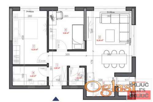 SREMSKA KAMENICA, 57m2, Trosoban sa pdv, Izgradnja, Renomiran investitor