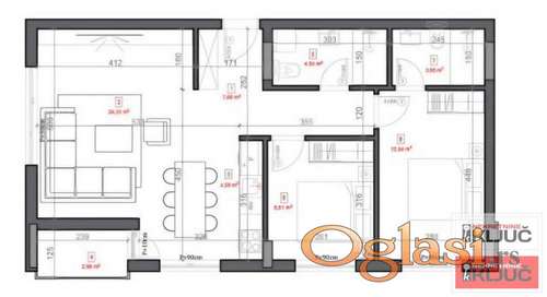 SREMSKA KAMENICA, 67m2, Trosoban sa pdv, Izgradnja