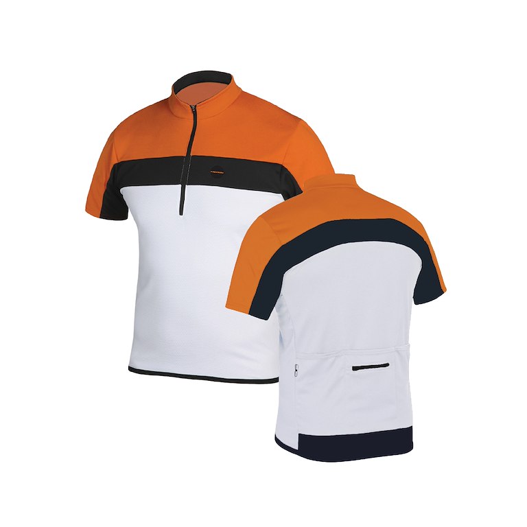 ODEĆA-CAPRIOLO BICIKLISTIČKA MAJICA WHITE/ORANGE vel XL