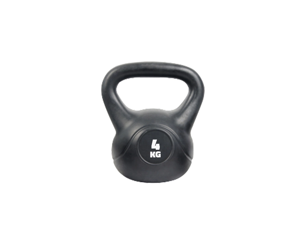 TRENAŽER-KETTLEBELL RUČNI TEG DB6168 4kg CRNI