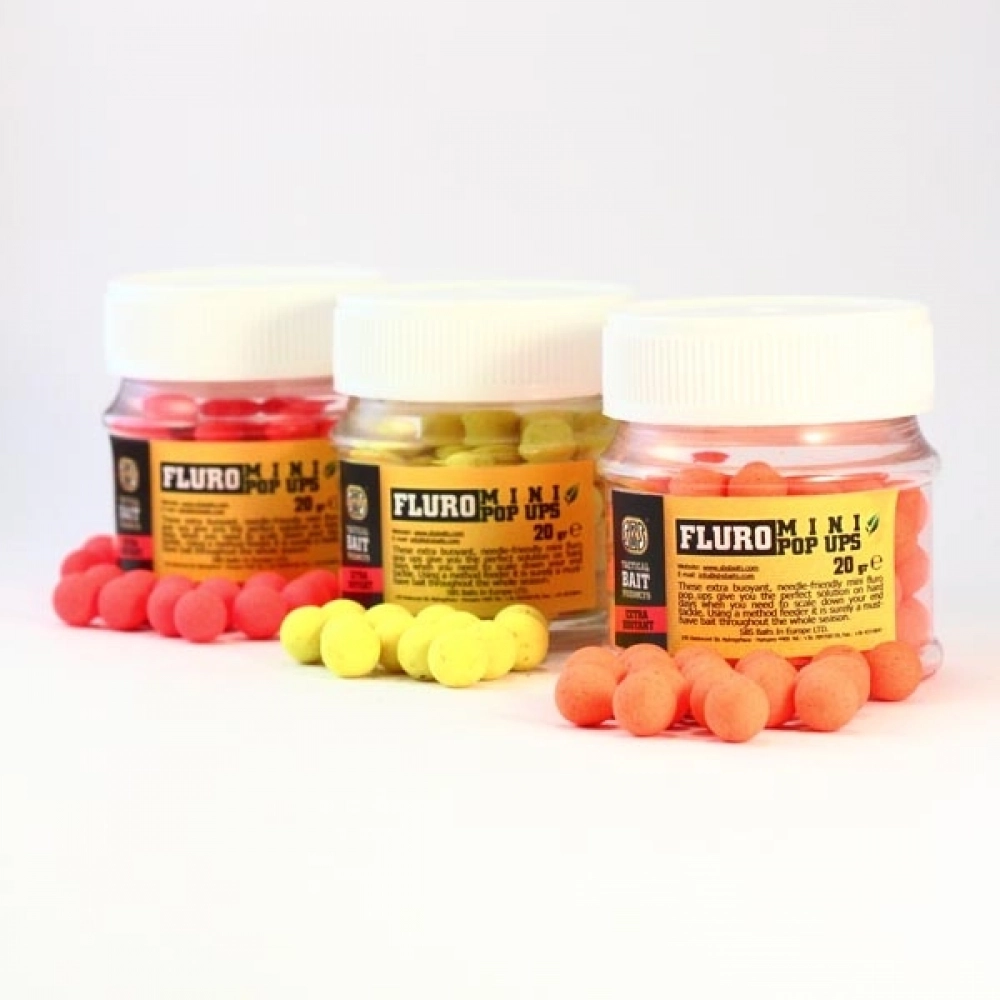 SBS MINI FLURO POP UPS 10MM ANANAS 20G