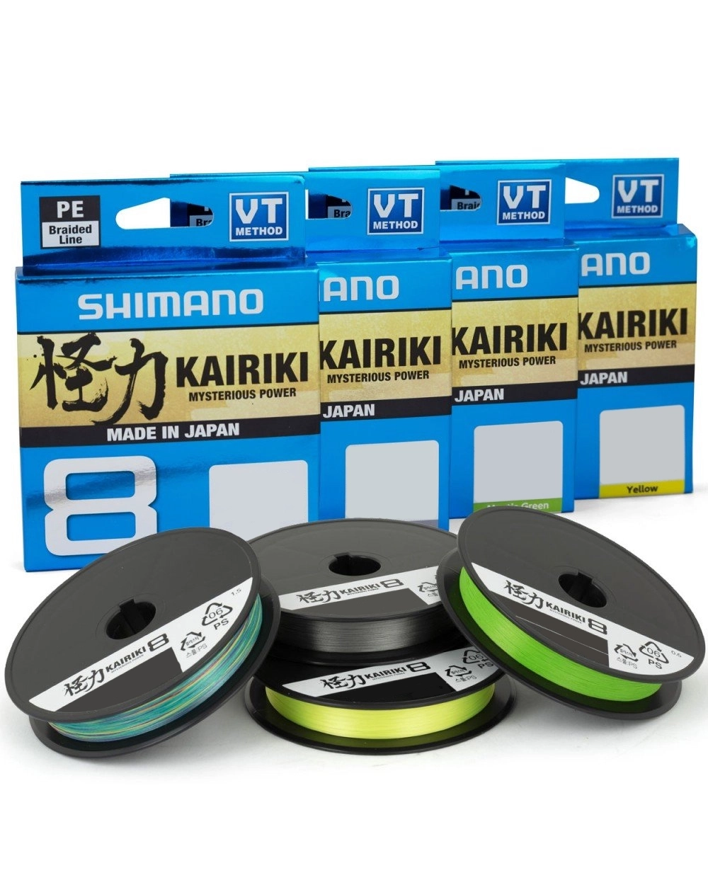 STRUNA SHIMANO KAIRIKI 8 150M 0.315MM MANTIS GREEN