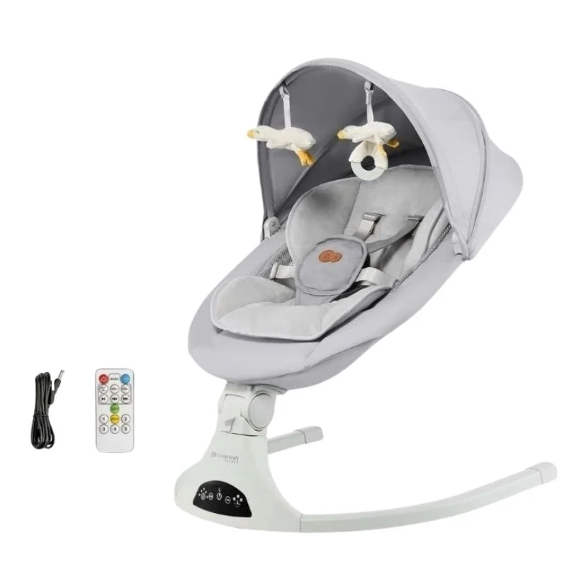 Kinderkraft Tulsy njihalica za bebe Grey, 0-9kg