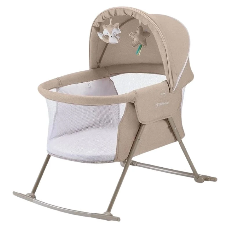Kinderkraft Lovi kolevka za bebe Beige, 0m+