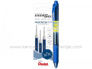 PENTEL refil LR7 za ENERGEL BL-77 0.7mm plavi 3 kom + gratis gel roler BL-107