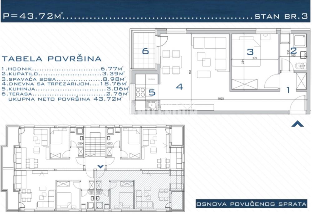Novogradja sa građevinskom dozvolom, Ledine ID#2168
91.850 €