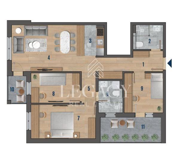 Luksuzan 3.5 stan, novogradnja kod Ada Malla ID#1235
308.750 €