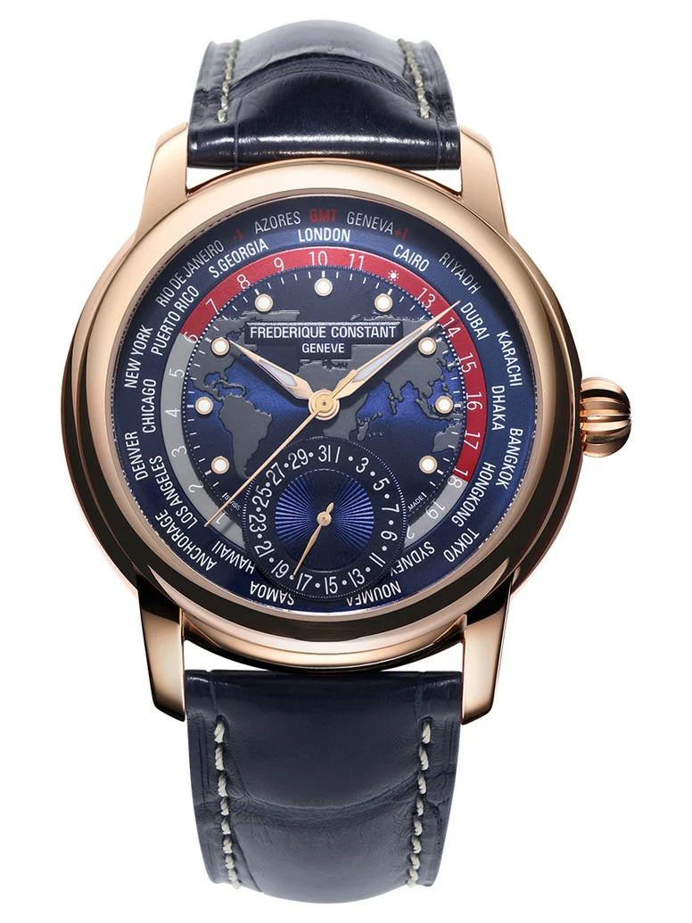 Frederique Constant Automatski sat Worldtimer Fc-718nrwm4h9