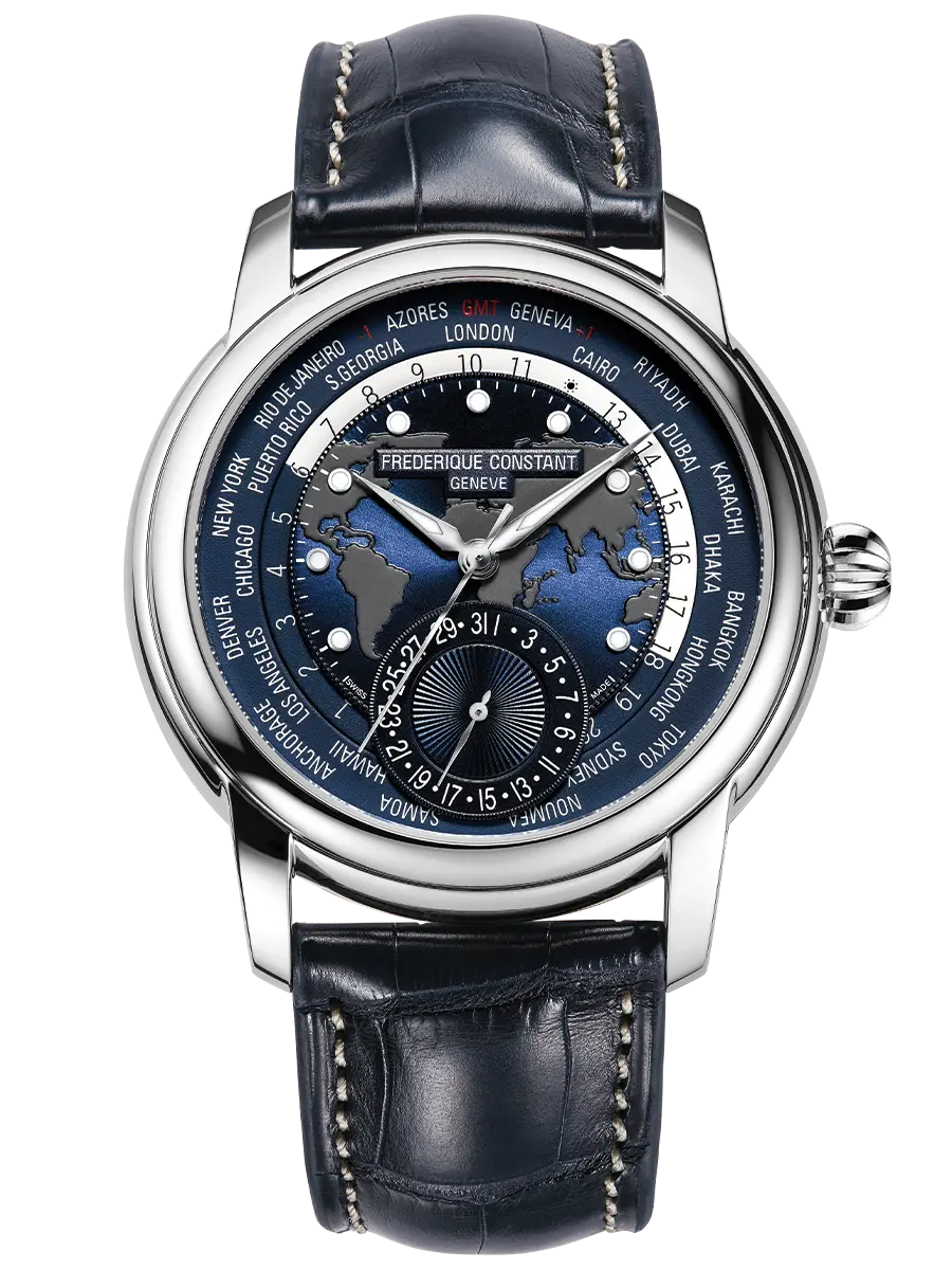 Frederique Constant Classics Worldtimer Manufacture Fc-718nwm4h6