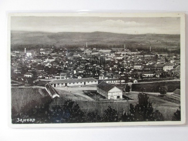 Stara razglednica Zaječar - Izgled varoši 1936 g.