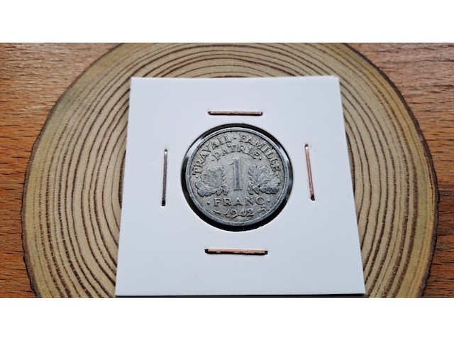 FRANCUSKA 1 FRANC 1942 GODINA