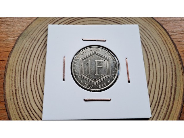 FRANCUSKA 1 FRANC 1958-1988 GODINA
