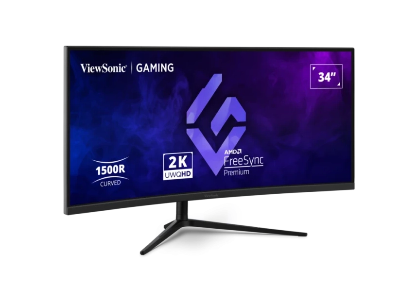 Monitor 34 Viewsonic VX3418C-2K 3440x1440/UltraWide QHD/VA/1ms/180Hz/2xHDMI/2xDP/Zvučnici/Curved