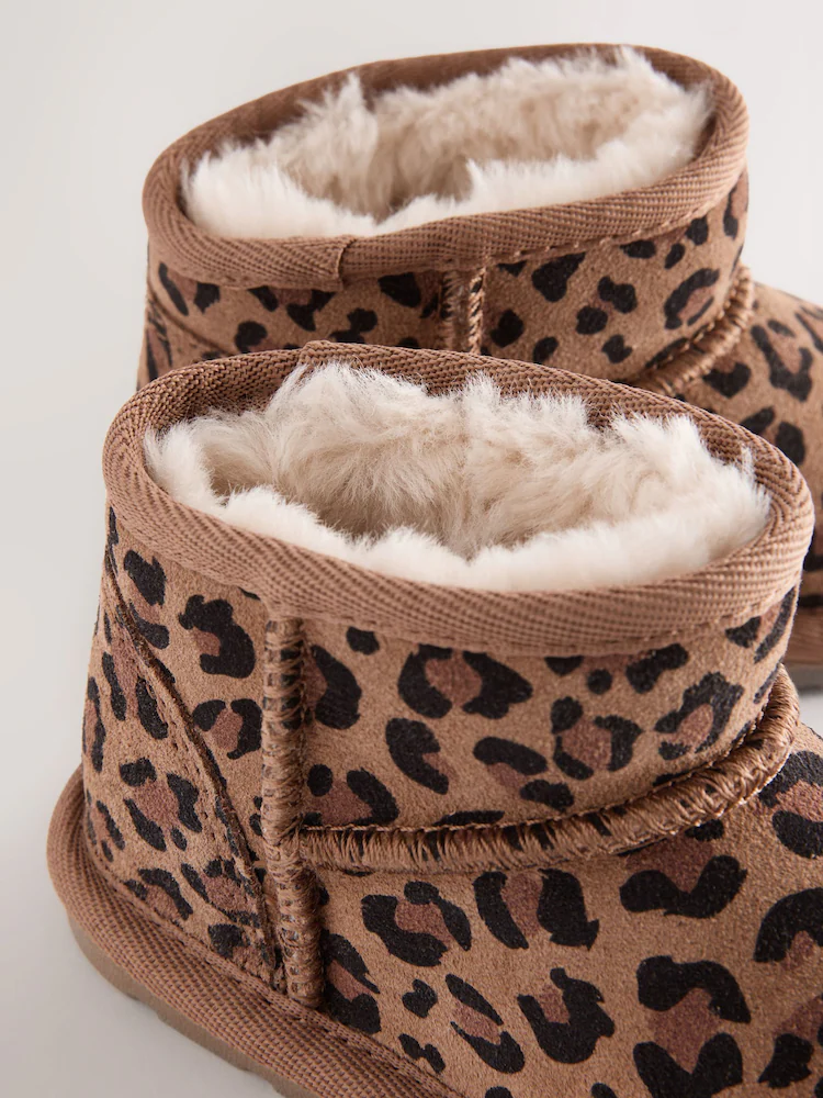 Leopard vodoodbojni - Suede Pull On Čizme