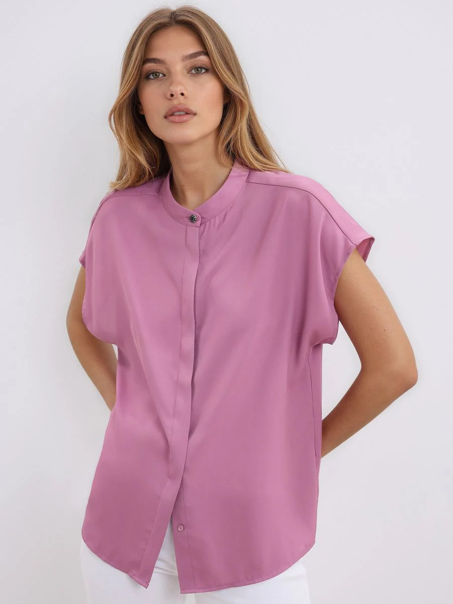 Bluza s podignutim okovratnikom