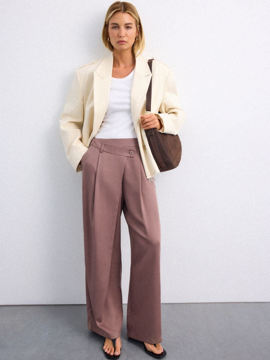 Wide leg pantalone