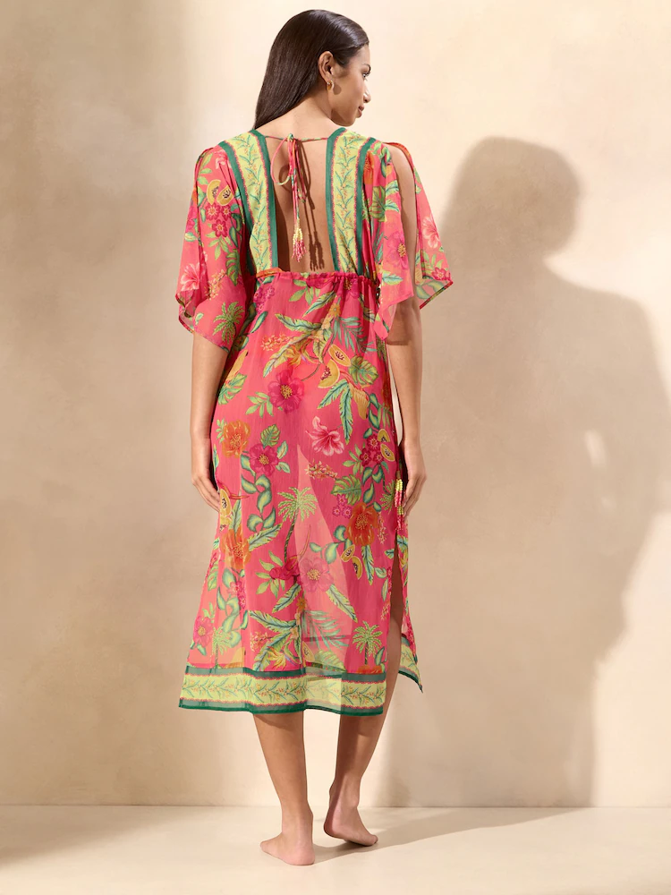 Rozo - Lipsy Chelsea China Printed Duga Kaftan